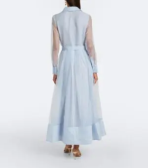 Simkhai Montgomery Shirt Dress - Blue