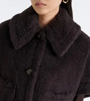 Max Mara Wool And Silk Teddy Jacket