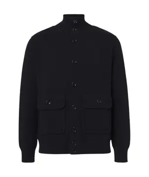 ALLUDE Wool And Cashmere Jacket - Blue