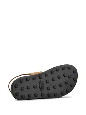 TOD'S Leather Slingback Sandals