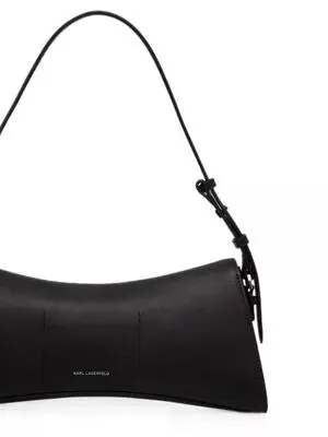 Karl Lagerfeld Stud-embellished Logo-plaque Shoulder Bag