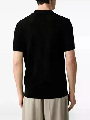 Karl Lagerfeld Mesh-knit Polo Shirt