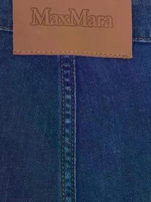 Max Mara Pleated Wide-leg Jeans