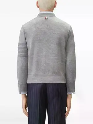 Thom Browne Milano-stitch 4-bar Bomber Jacket