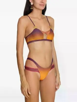 AMIR SLAMA X Tati Barbieri Starfish-detail Ombré Bikini