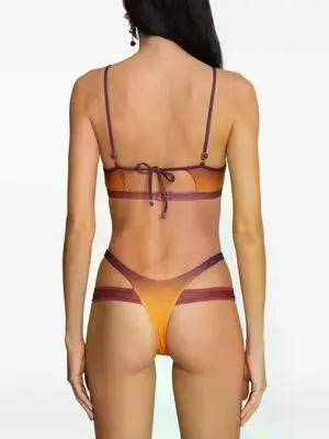 AMIR SLAMA X Tati Barbieri Starfish-detail Ombré Bikini