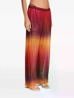 AMIR SLAMA X Tati Barbieri Dégradé Mesh Palazzo Pants