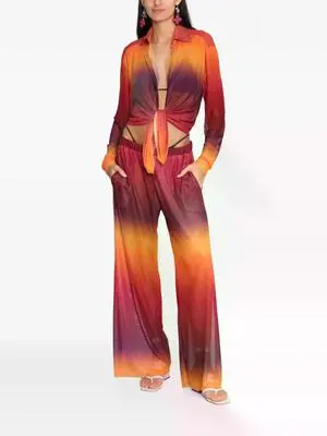 AMIR SLAMA X Tati Barbieri Gradient Mesh Shirt