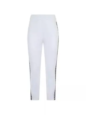 MOORER Side-stripe Track Pants - White