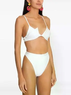 AMIR SLAMA X Tati Barbieri Geometric-cup High-waisted Bikini