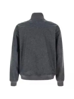 JIL SANDER High-neck Zip-up Jacket - Grey