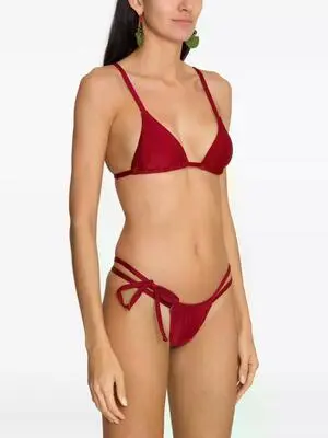 AMIR SLAMA X Tati Barbieri Triangle-top Side-tie Bikini