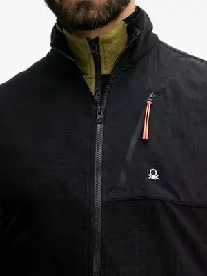 BENETTON Logo-patch Zip-up Vest