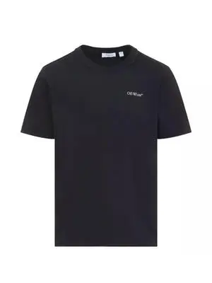 Off-White Logo-print Cotton T-shirt - Black