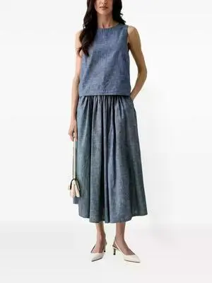 BENETTON Midi Flared Skirt