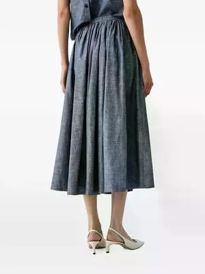 BENETTON Midi Flared Skirt