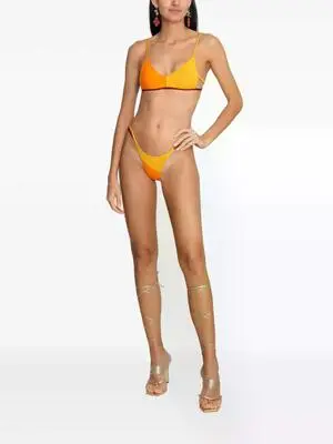 AMIR SLAMA X Tati Barbieri Colour-blocking Triangle Bikini