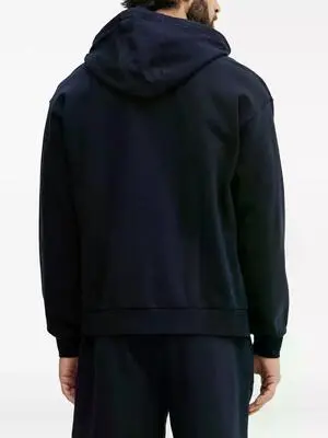 BENETTON Logo-patch Zip-up Hoodie