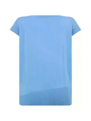 MOORER Ribbed-trim T-shirt
