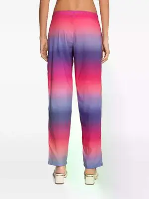 AMIR SLAMA X Tati Barbieri Ombre-effect Straight-leg Trousers