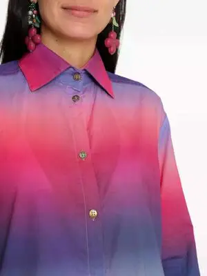AMIR SLAMA X Tati Barbieri Gradient-effect Long-sleeved Shirt