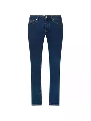 MOORER Slim-fit Jeans - Blue