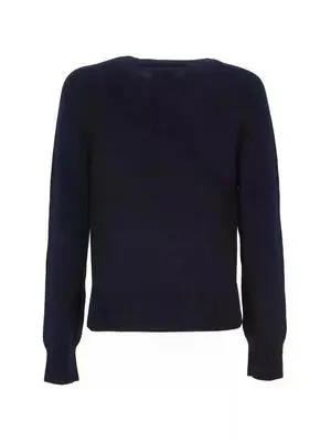 A.p.c. Logo-embroidered Raglan-sleeve Sweater
