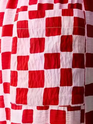 BENETTON Checkerboard-print Palazzo Pants