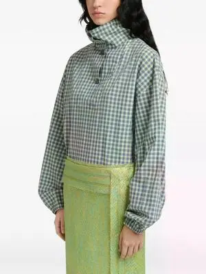 Marni Checked Drawstring Shirt