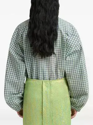 Marni Checked Drawstring Shirt