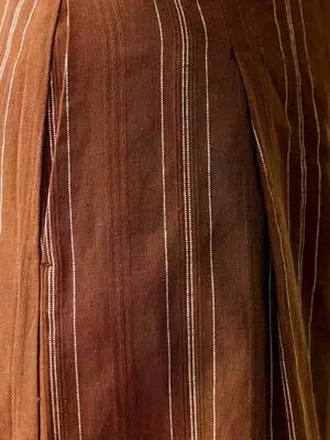 BENETTON Vertical-stripe Cropped Palazzo Pants