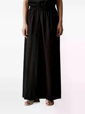 BENETTON Elasticated-waist Palazzo Pants - Black