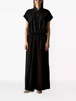 BENETTON Elasticated-waist Palazzo Pants - Black