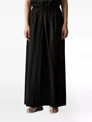 BENETTON Elasticated-waist Palazzo Pants - Black