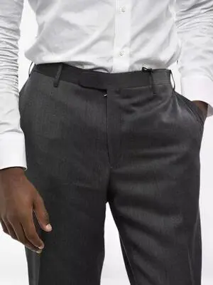 Corneliani Flat-front Wool Trousers