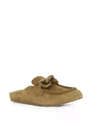 PEDRO GARCIA Bilma Chain-link Suede Mules