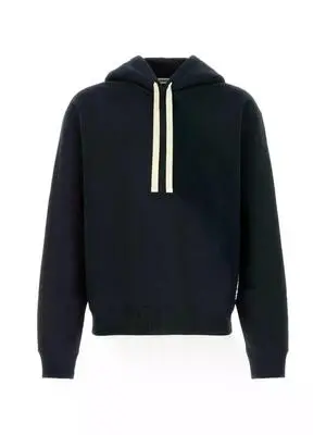 JIL SANDER Drawstring-fastening Hoodie - Blue