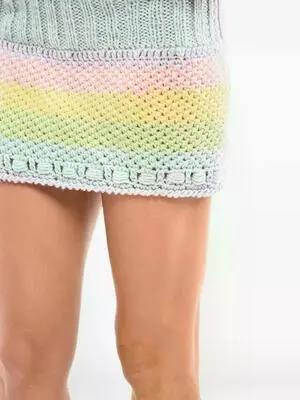 MATIMI Aran-knit Wool Mini Skirt