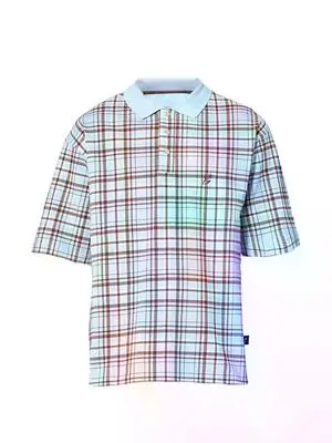 BOTT Check-pattern Polo Shirt - Blue