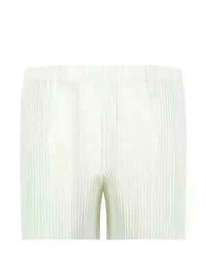 Issey Miyake Belt-loop Shorts - Green