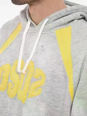 Dsquared2 Logo-embroidered Distressed Hoodie