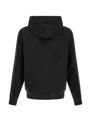 Burberry Check Equestrian Knight Design Hoodie - Black