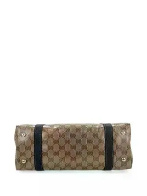 Gucci 2000s Gg Crystal Shoulder Bag