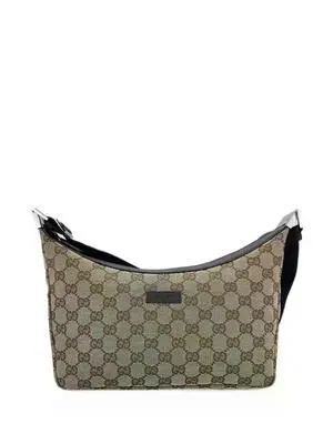 Gucci 2000s Gg Canvas Shoulder Bag - Neutrals
