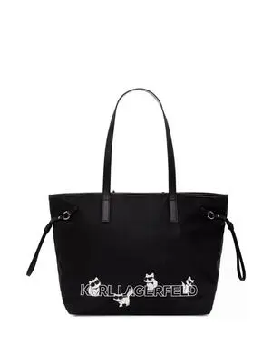 Karl Lagerfeld Logo-print Tote Bag - Black