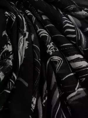 Karl Lagerfeld Maison De Karl Frayed Scarf