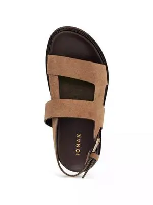 JONAK PARIS Lagune Buckle-fastening Suede Sandals