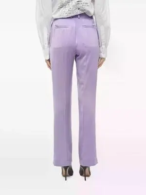 HEBE STUDIO Satin Straight Pants