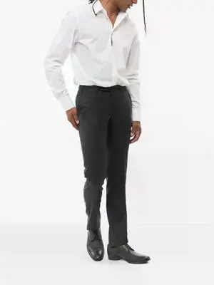 Corneliani Virgin Wool Trousers - Grey