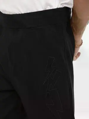 Neil Barrett Jumbled Bolts Embroidered Track Pants